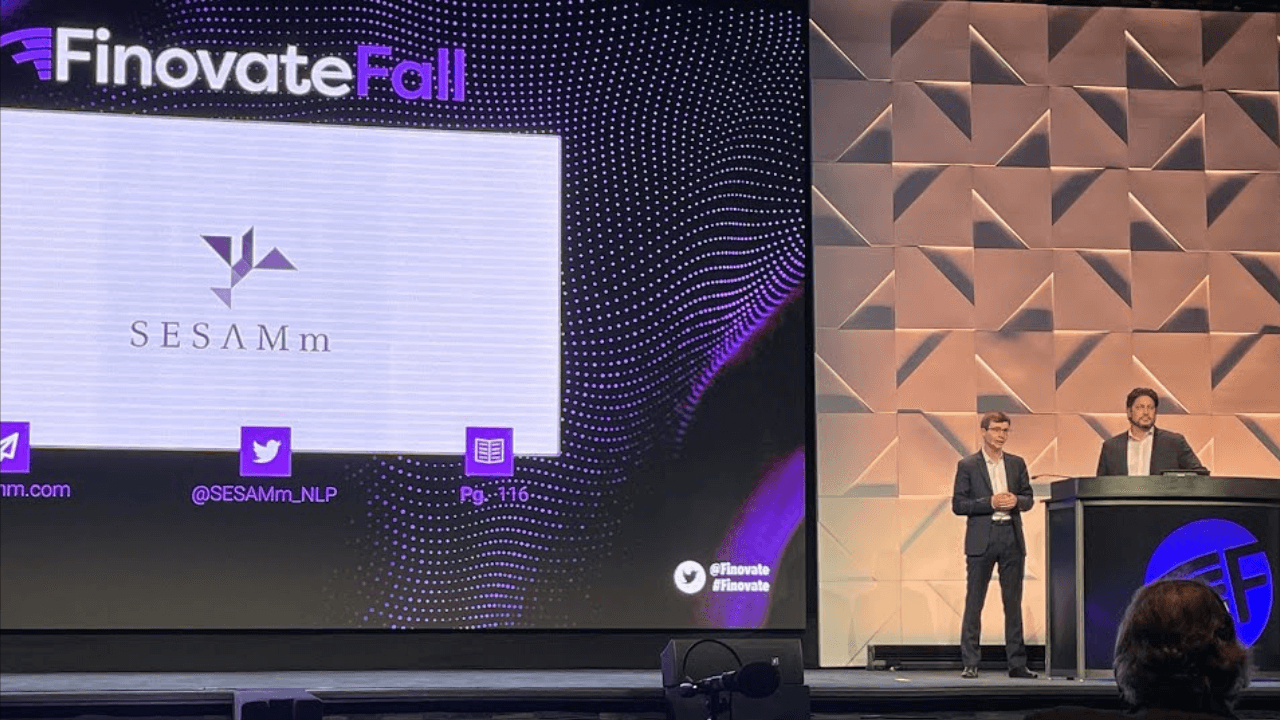 Video: SESAMm Demonstrates New ESG Product at Finovate Fall 2022